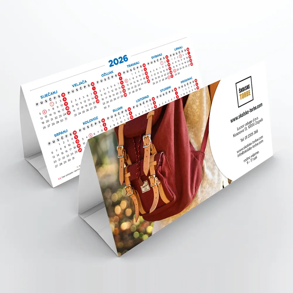 Stolni kalendar piramida - kalendari.com.hr